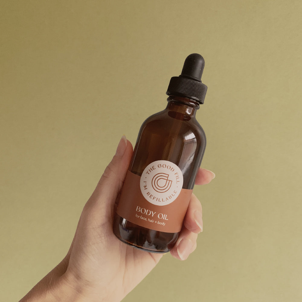 Face, Hair & Body Oil Refills | Zero Waste Home + Body | TheGoodFill.co