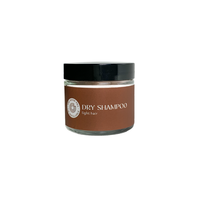 Refillable Dry Shampoo Powder | Zero Waste Home + Body | TheGoodFill.co