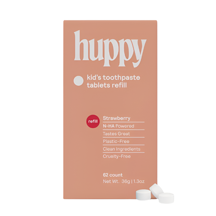 Huppy Toothpaste Tablets | Zero Waste Home + Body | TheGoodFill.co