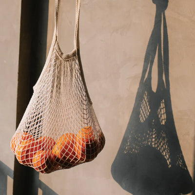 Natural Cotton String Bag | Zero Waste Home + Body | TheGoodFill.co
